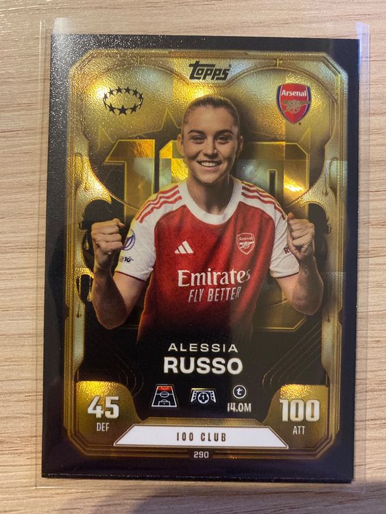 Topps Match Attax Extra 25/26 100 Club Alessia Russo 290 (Neu (gemäss ...