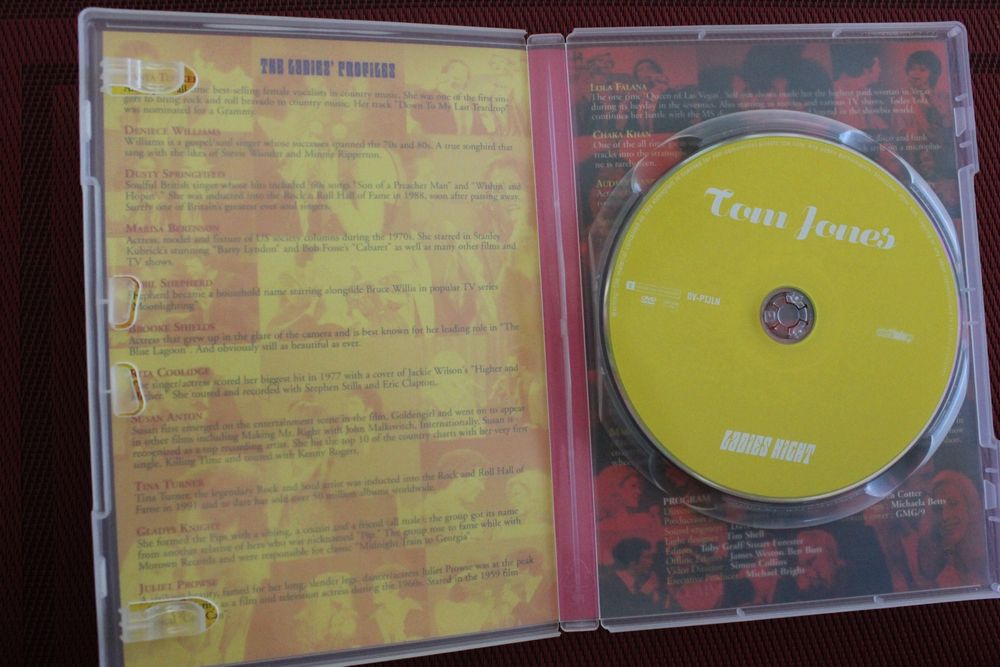 DVD TOM JONES - LADIES NIGHT - TinaTURNER / Gladys KNIGHT (Gebraucht ...