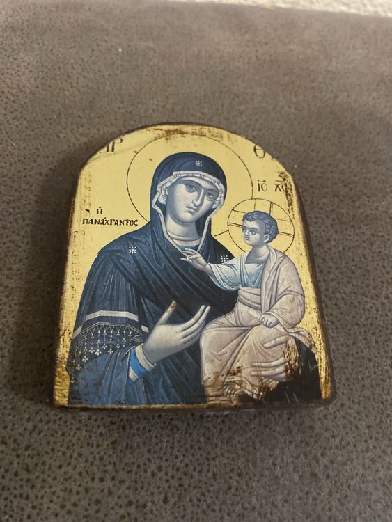 Religiöse Ikonen , Maria & Jesus und Jesus aus Holz (Gebraucht) in ...