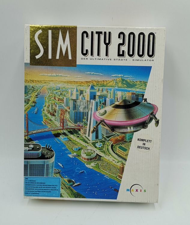 Sim City 2000 Big Box Maxis, Disketten Version (Gebraucht) in Wil SG ...