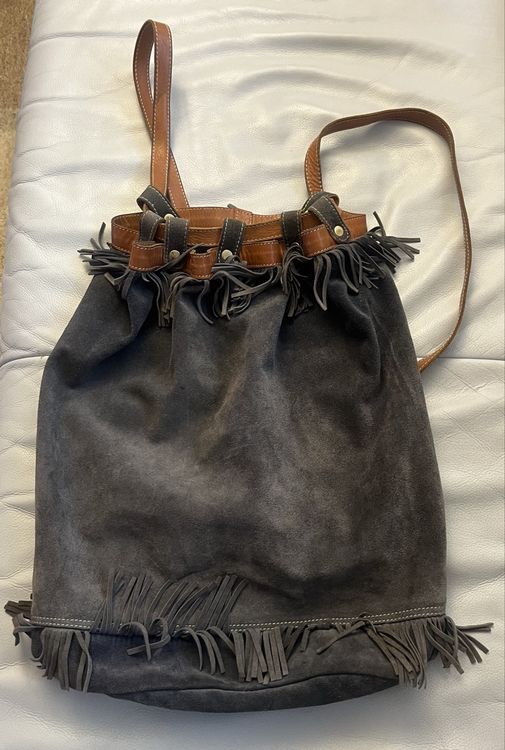 Wildleder Fransen Rucksack, Boho Stil (Gebraucht) in Schaffhausen für ...