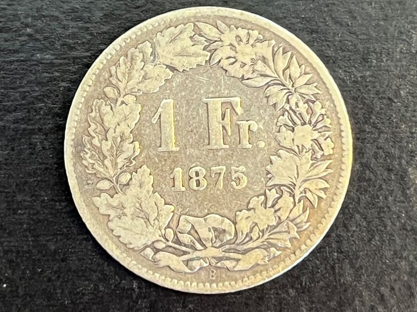 Selten! 1Fr. 1875 Silber | Kaufen auf Ricardo