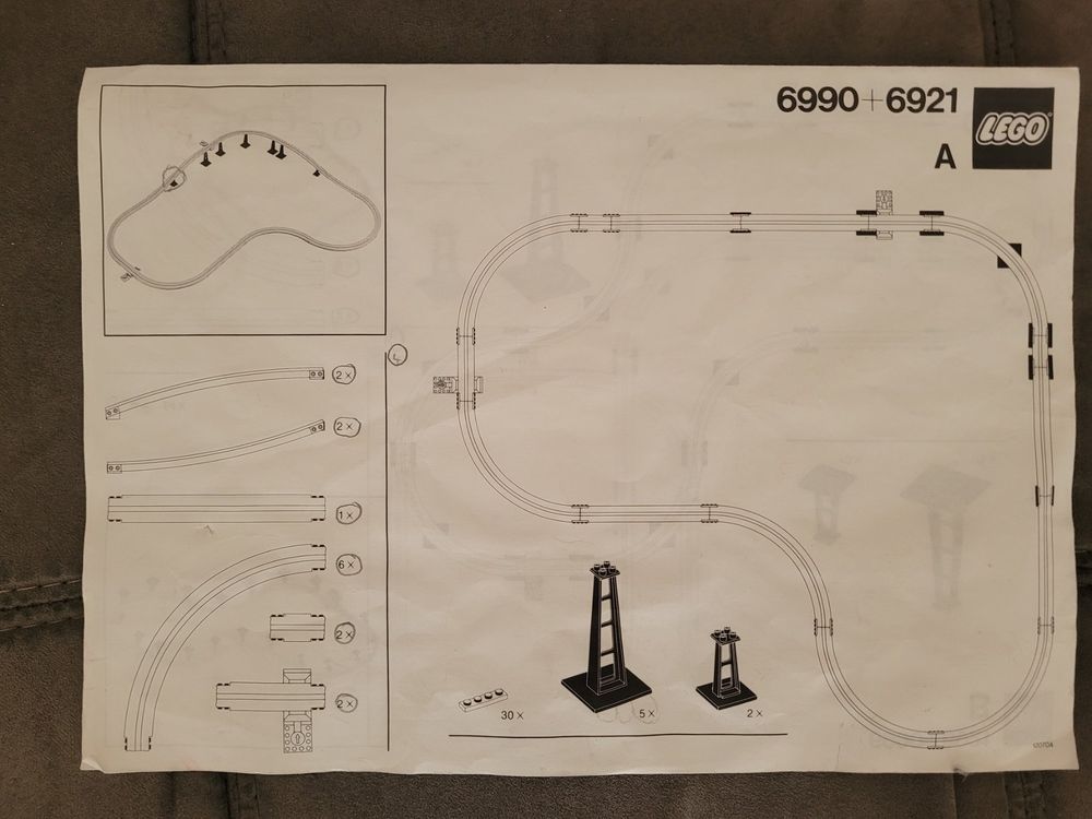 Plan Lego space Monorail für bahn 6990 + 6921 | Kaufen auf Ricardo