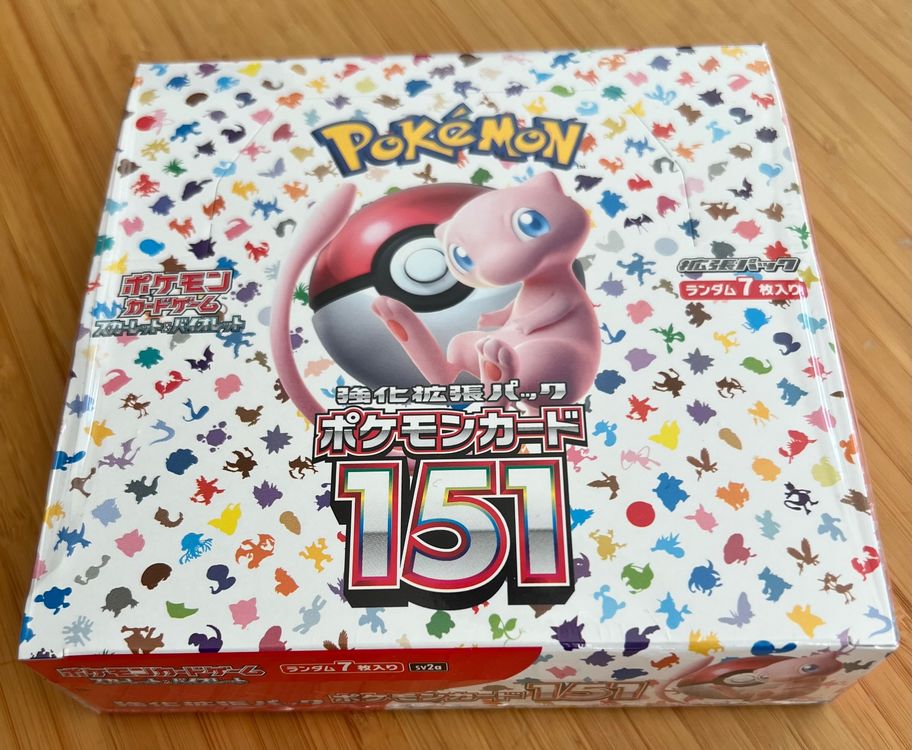 Pokémon 151 japanische Box / Display ovp sealed (Neu und ...