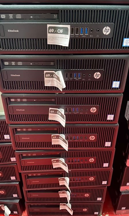 Lot a 14 St. HP EliteDesk 800 G2 SSF /i5 6500/8GB/Ohne HDD (Gebraucht ...