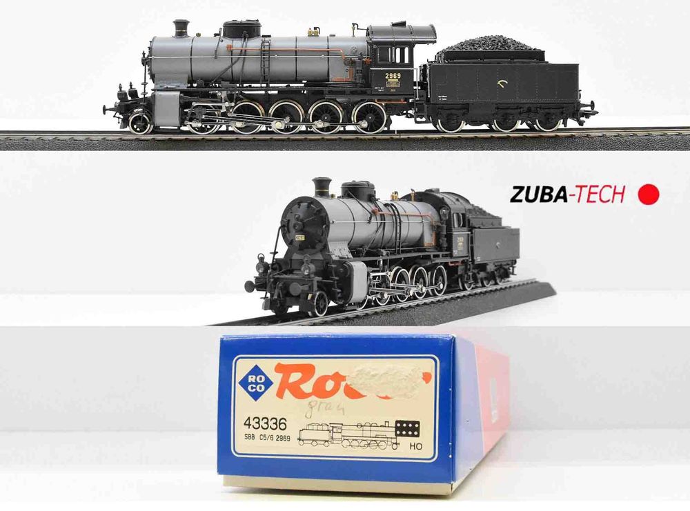 Roco 43336 Dampflok C 5/6 Elefant SBB H0 GS Analog mit OVP | Kaufen auf ...