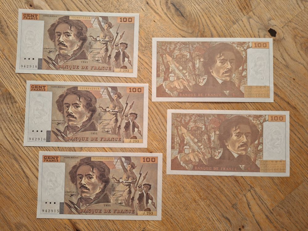 Alte Franc Banknoten ungelaufen (Gebraucht) in für CHF 30 – mit ...