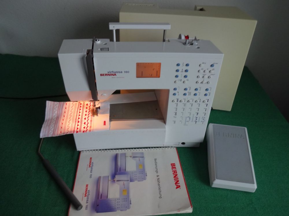 "BERNINA virtuosa 160" Revidiert mit 4 -Monate Garantie (Gebraucht) in ...