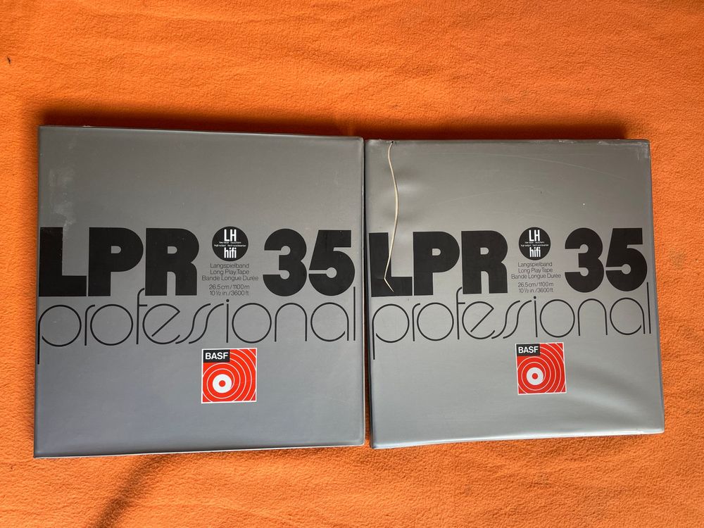 2 Tonbänder BASF LPR 35 auf 26 cm Metall-Spulen | Kaufen auf Ricardo