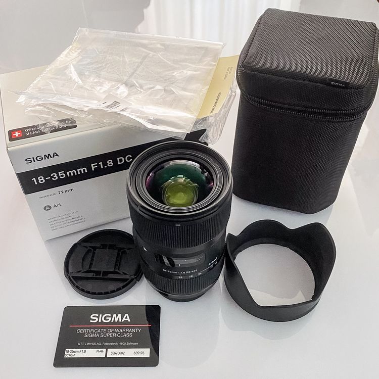 SIGMA DX 18-35mm 1.8 ART für Nikon-F mit SSC-Card (Gebraucht) in ...