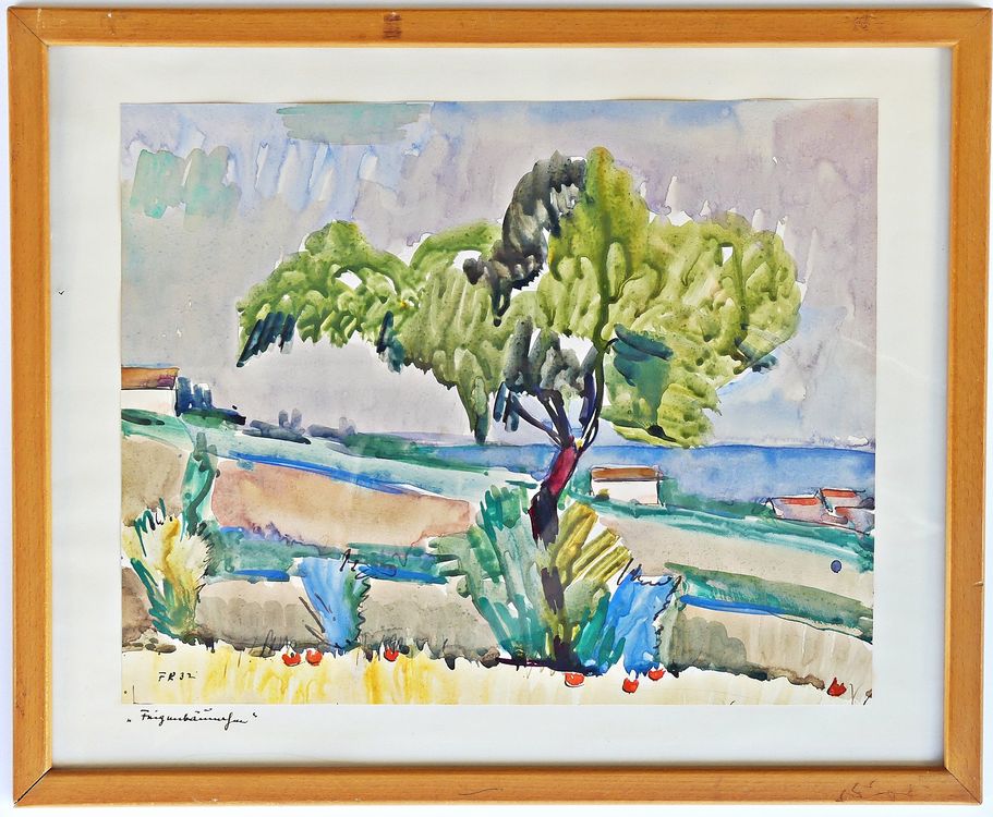 Moderne Landschaft von Fernand Riard (1896-1959) | Kaufen auf Ricardo