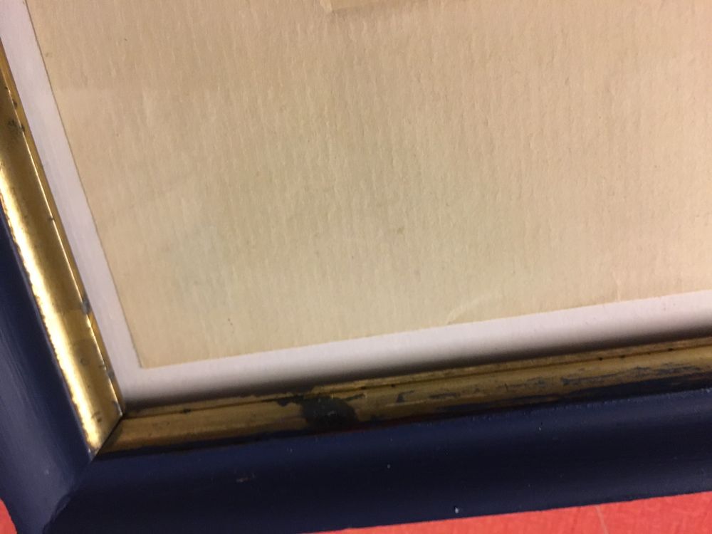 Antike Bild Aquarell oder Lithographie ? Eingerahmt. (Gebraucht) in Lanzenhäusern für CHF 5 ...