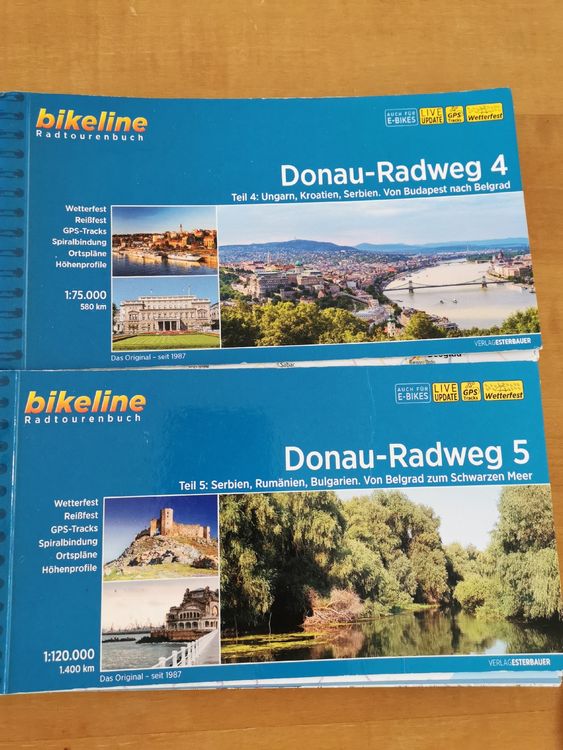 Donauradweg 4 und 5 - bikeline Radtourenbuch (Gebraucht) in St. Gallen für CHF 20 – mit ...