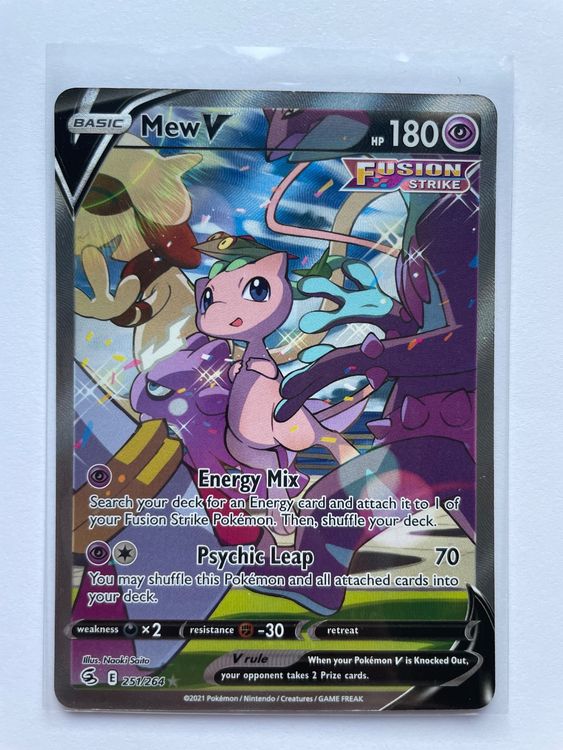Pokémon Fusion Strike Mew V | Kaufen auf Ricardo