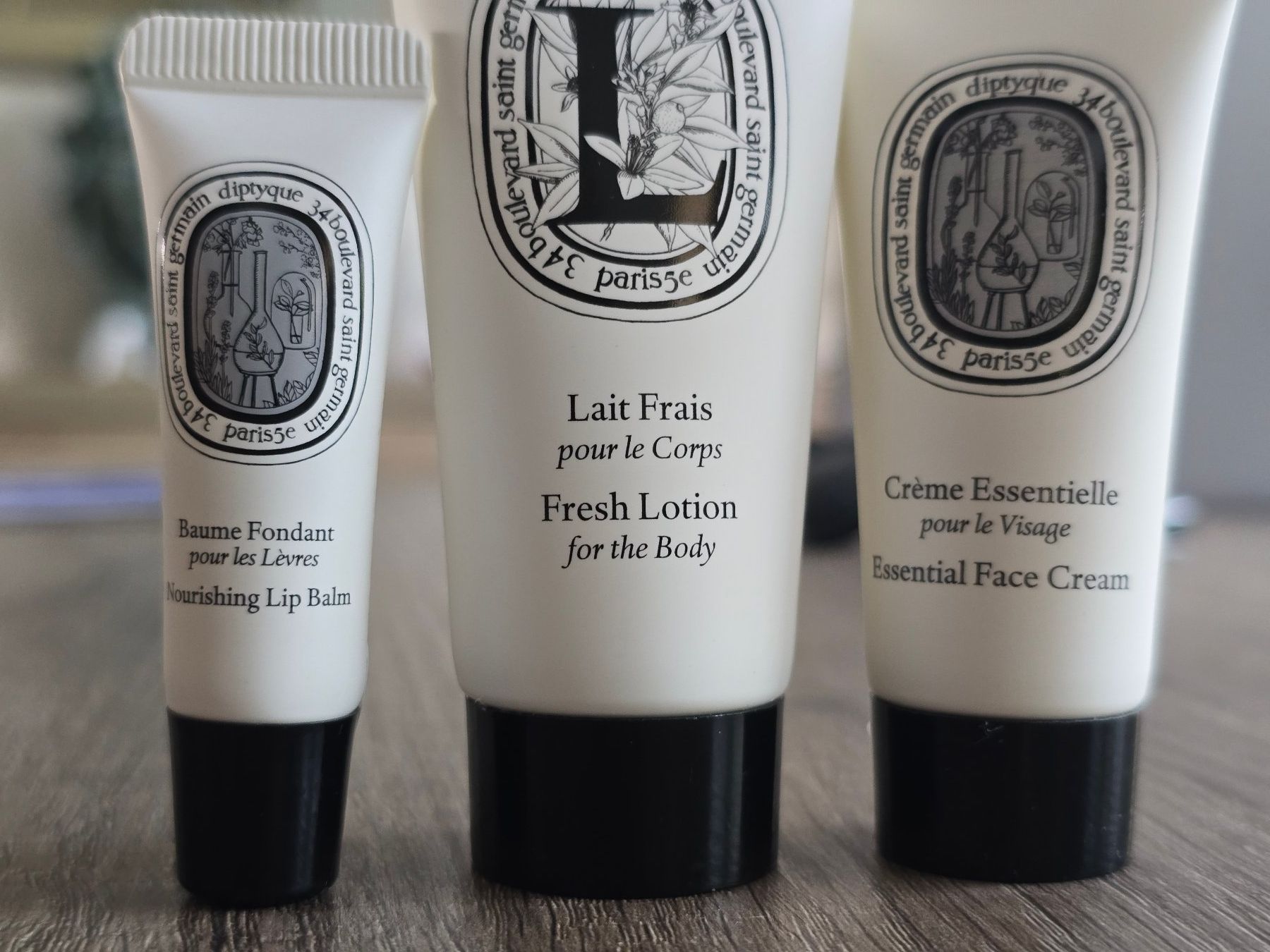 Diptyque Paris Fresh Lotion, Face Cream, Lip Balm Amenity (Neu und ...