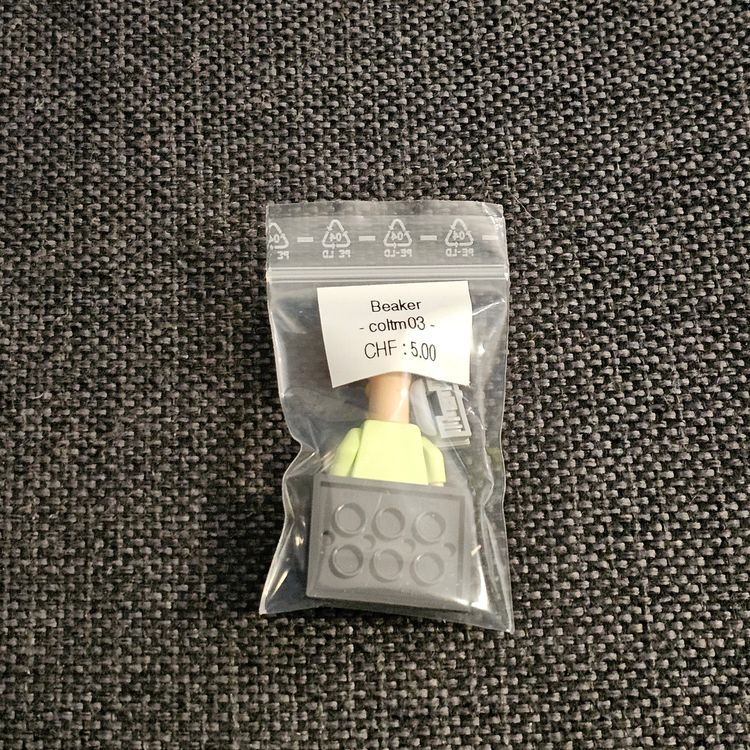LEGO - Minifigure - Beaker / coltm03 ( 3ème en stock ) (Gebraucht) in ...