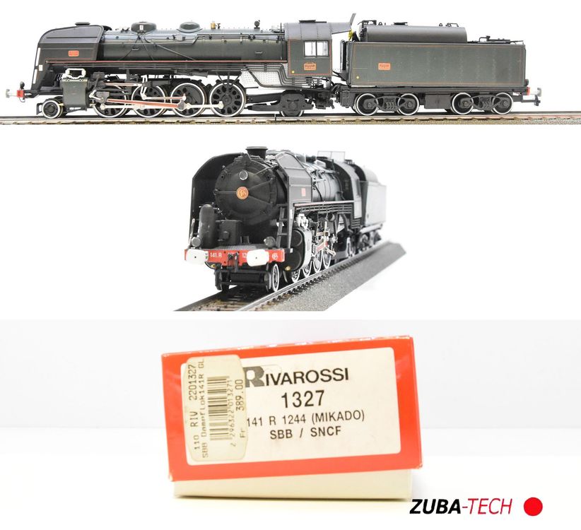 Rivarossi 1327 Dampflok 141 R.1244 SNCF H0 GS Analog OVP (Gebraucht) in St. Gallen für CHF 74 ...