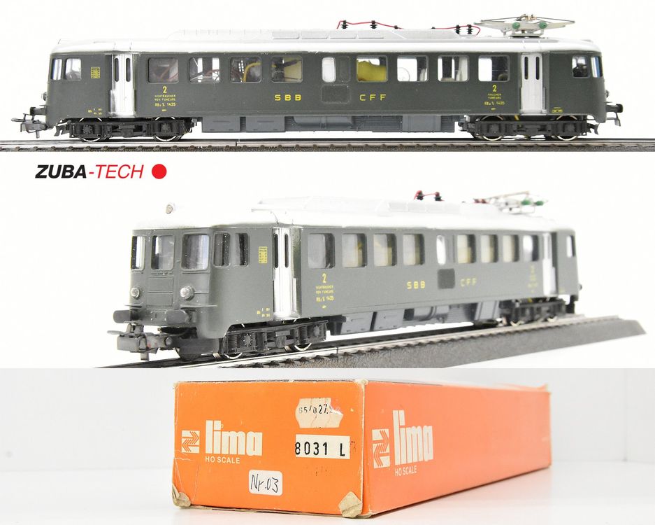 Lima 8031L E-Triebwagen RBe 4/4, SBB H0 WS Digital mit OVP | Kaufen auf Ricardo