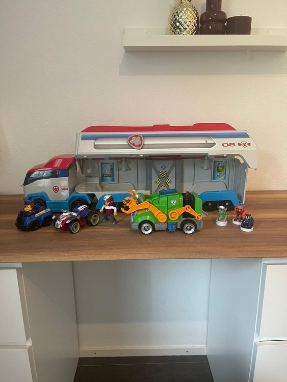 Paw patrol truck spinmaster set, Gratis Stempelfigugen (Gebraucht) in ...