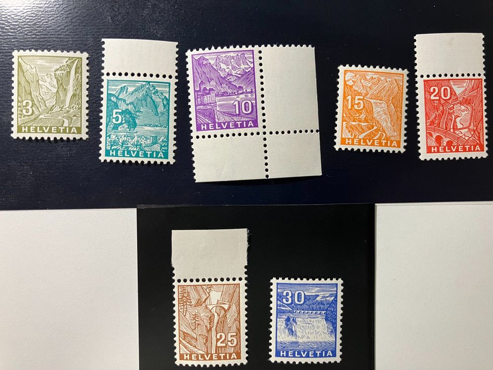 1934, 3c-30c, **, Kat. 194-200, KP 160.-- | Kaufen auf Ricardo