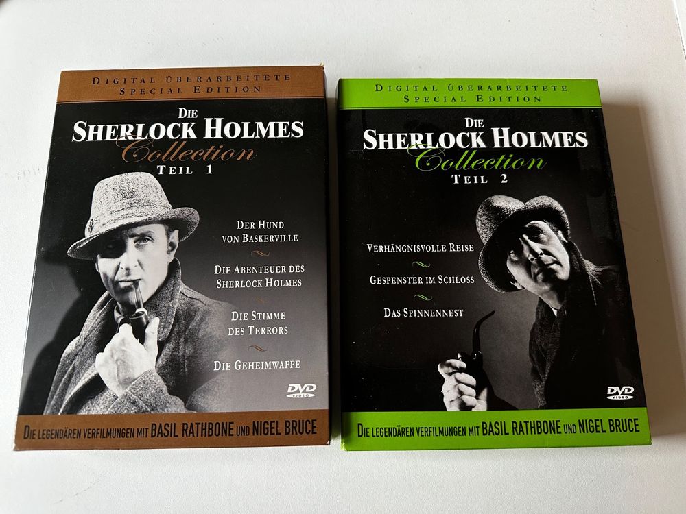 Sherlock Holmes DVD Box 1 & 2 (Gebraucht) in Widnau für CHF 25 – mit ...