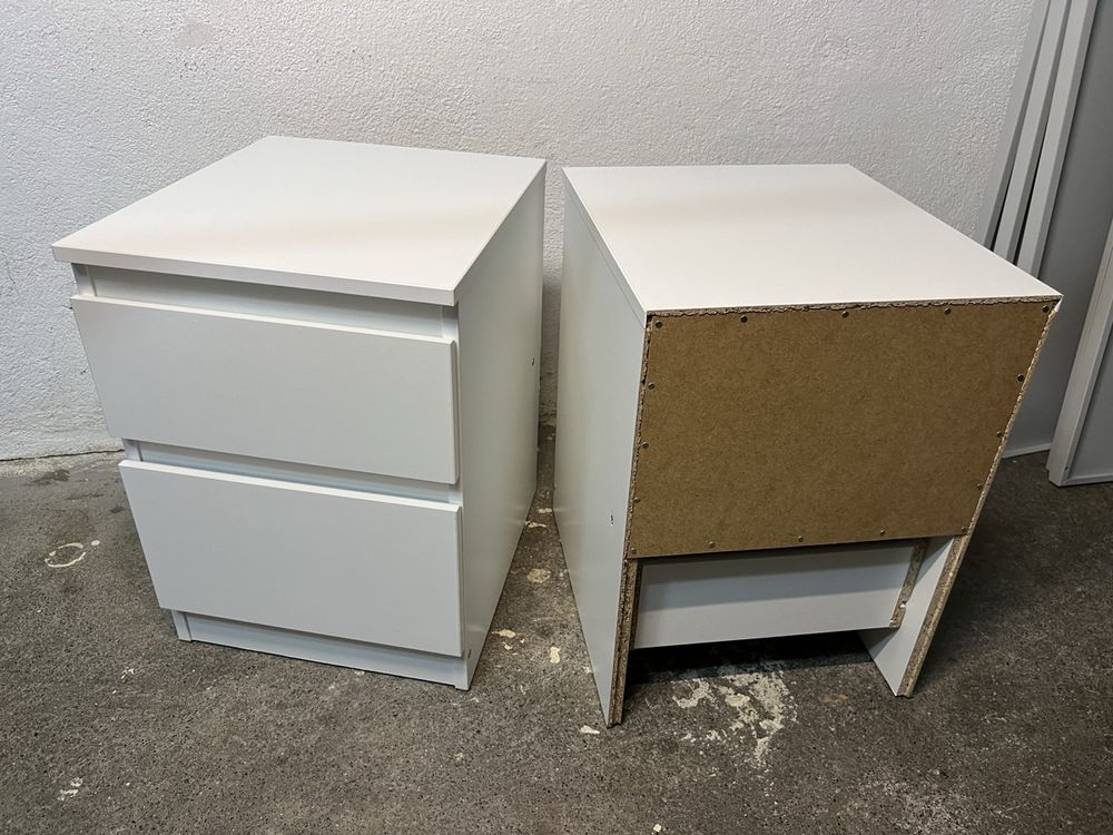 2x Nachttisch IKEA KULLEN weiss ab CHF 1.00 (Gebraucht) in Buochs für CHF 9 – nur Abholung auf ...