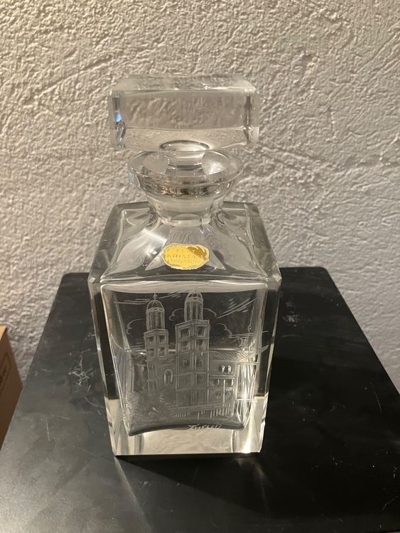 Karaffe aus echt Kristall handgeschliffen | Kaufen auf Ricardo