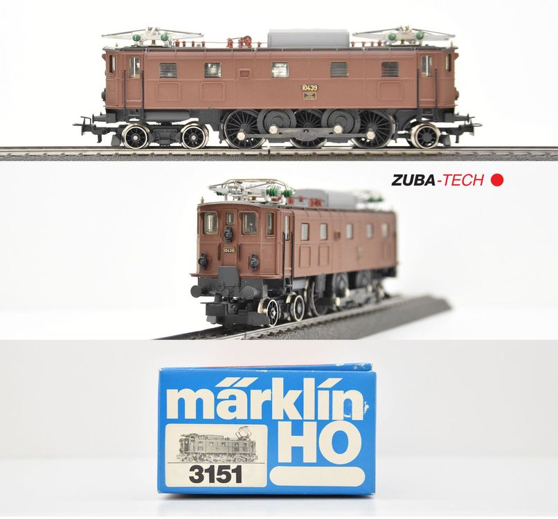 Märklin 3151 E-Lok Ae 3/6 H0 WS Analog mit OVP (Gebraucht) in St ...