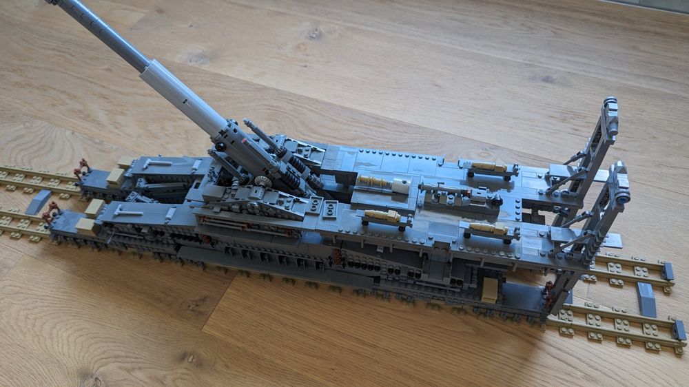 Schwerer Gustav 3846 Teile komplett mit Anleitung kein Lego | Kaufen ...