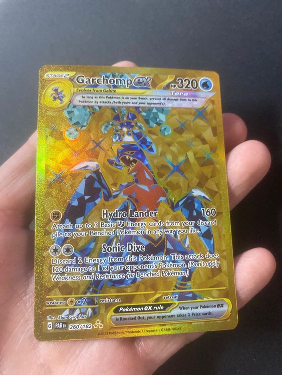 Garchomp ex Gold 260 - Knakrack ex - Paradox Rift - EN ab 1 (Neu ...