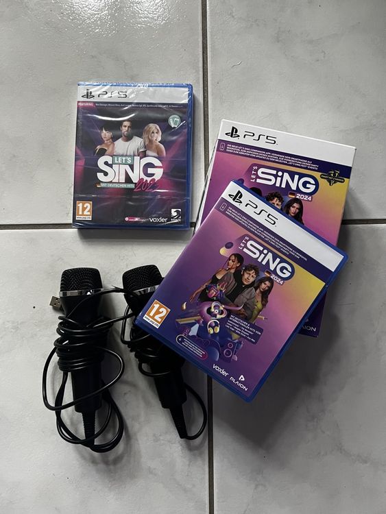 Let's Sing 2024 PS5 + Mikrofon + Deutsche Hits 23 (Neu und originalverpackt) in Fislisbach für ...