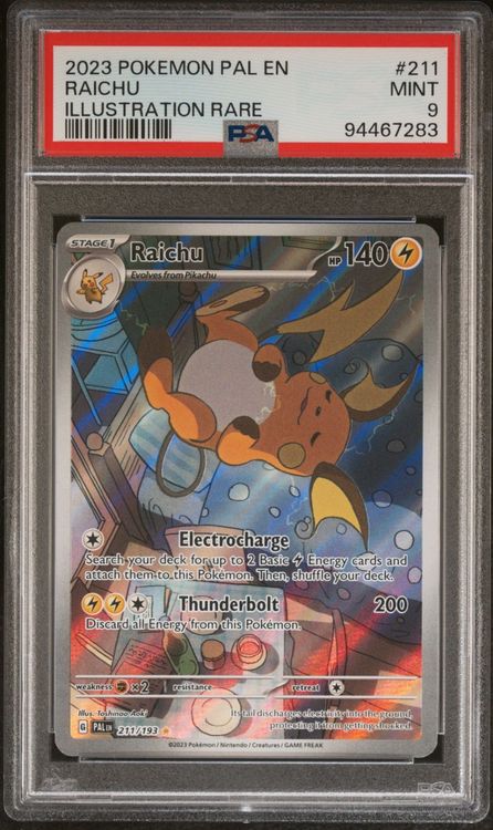 Raichu (211/193 IR-Paldea Evolved EN 2023) - PSA 9 - Pokemon (Neu (gemäss Beschreibung)) in ...