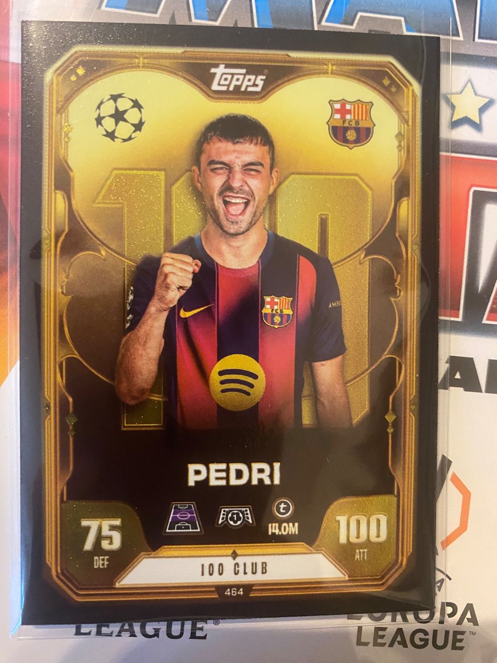 Topps Match Attax 25/26 100 Club Pedri 464 (Neu (gemäss Beschreibung ...