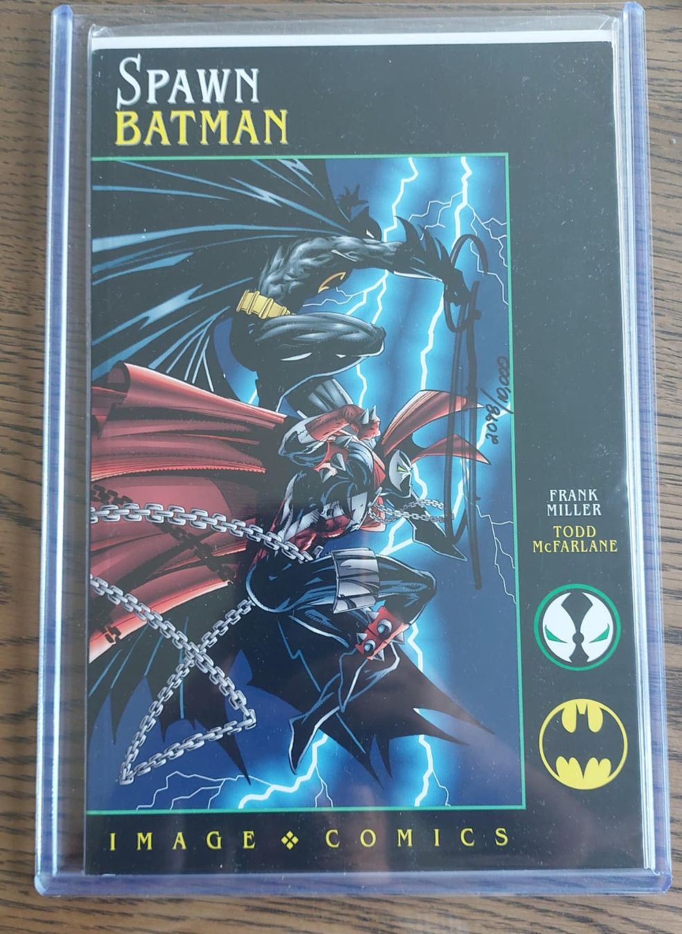 Spawn/Batman – Signiert Todd McFarlane – Dynamic Forces (Neu (gemäss ...