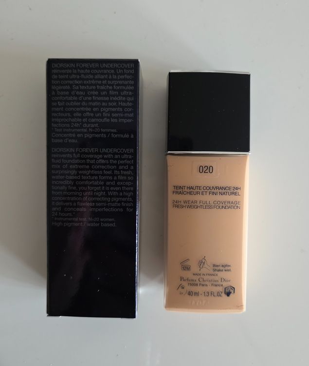 Dior Diorskin Forever Undercover Foundation 020 Light Beige (Neu und originalverpackt) in ...
