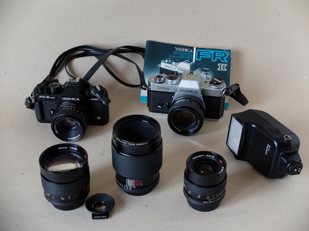 Carl Zeiss, Contax/Yashica Objektive + Kamera analog | Kaufen auf Ricardo
