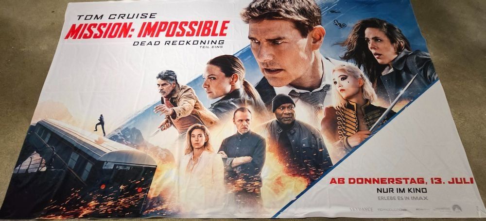 Kino Aushang MISSION IMPOSSIBLE (Gebraucht) in Unterkulm für CHF 181 – nur Abholung auf Ricardo ...