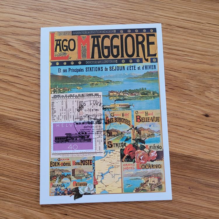 Maximum Karte Gotthard Luzern 1982 Lago Maggiore | Kaufen auf Ricardo