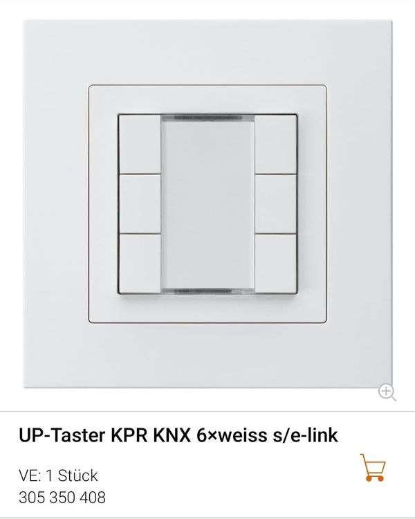 KNX UP-Taster 6-fach, Hager (Neu (gemäss Beschreibung)) in Wollerau für ...