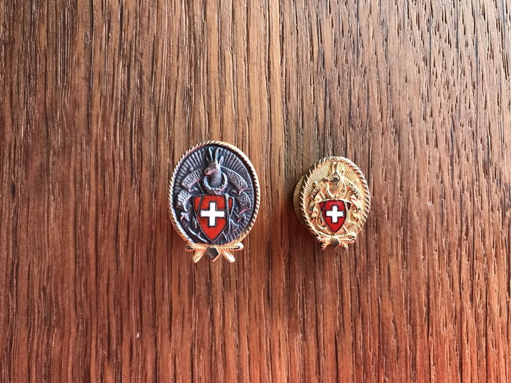 Club alpin Suisse boutonnière et pins (D'occasion) à Villeneuve VD pour ...