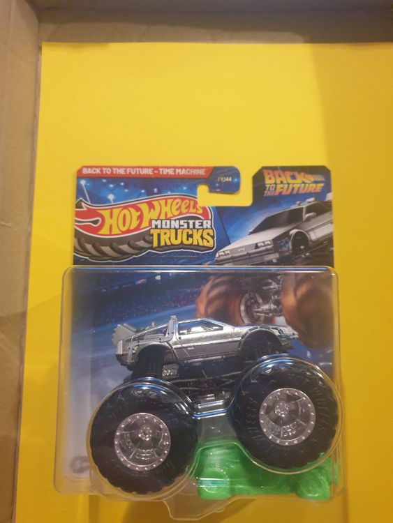 Hot Wheels MONSTER TRUCK BACK TO THE FUTURE-TIME MACHINE (Neu und ...