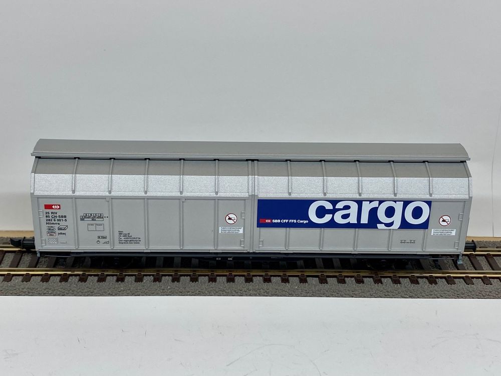 Roco 66736 (H0 GS) CH-SBB Schiebewand-Doppelwagen „cargo“ (Gebraucht ...