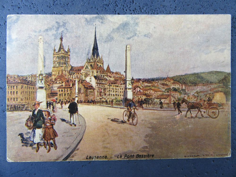AK VD LAUSANNE LE PONT BASSIERE BELEBT 1920 (Gebraucht) in Ettingen für CHF 4.95 – mit Lieferung ...