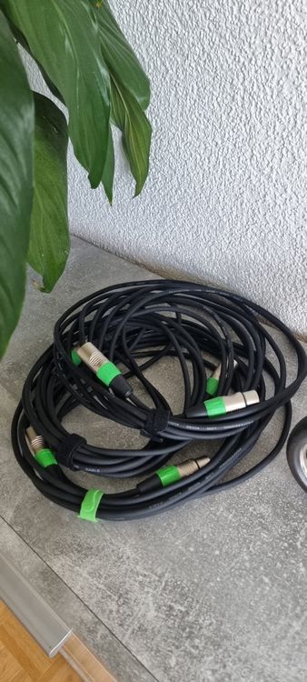Mikrofonkabel 3 Stk. an 5 m (Fun Generation MIC5) (Gebraucht) in ...