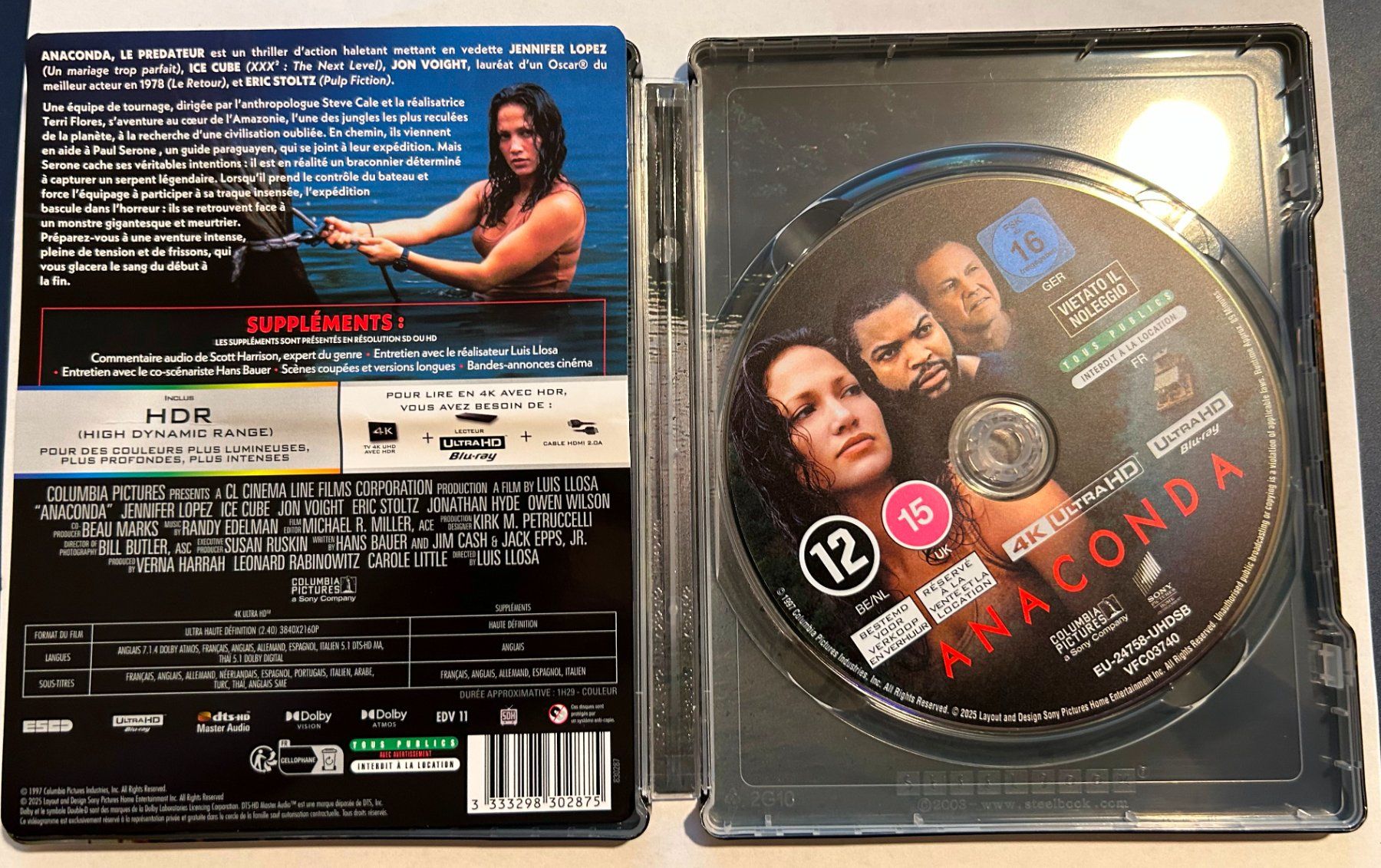 Anaconda 4K UHD Steelbook (Rar und vergriffen) (Gebraucht) in Riehen ...