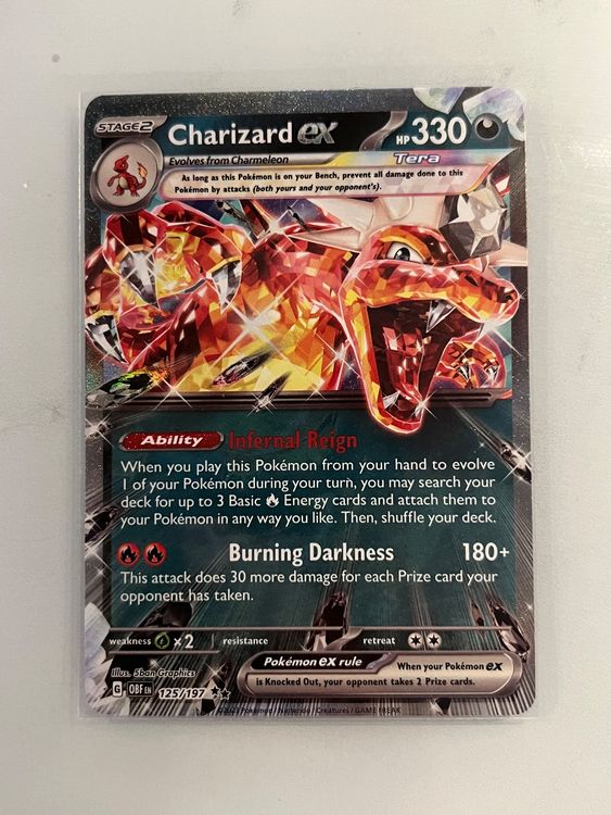 Charizard Ex Obsidian Flames (Neu (gemäss Beschreibung)) in Wabern für ...
