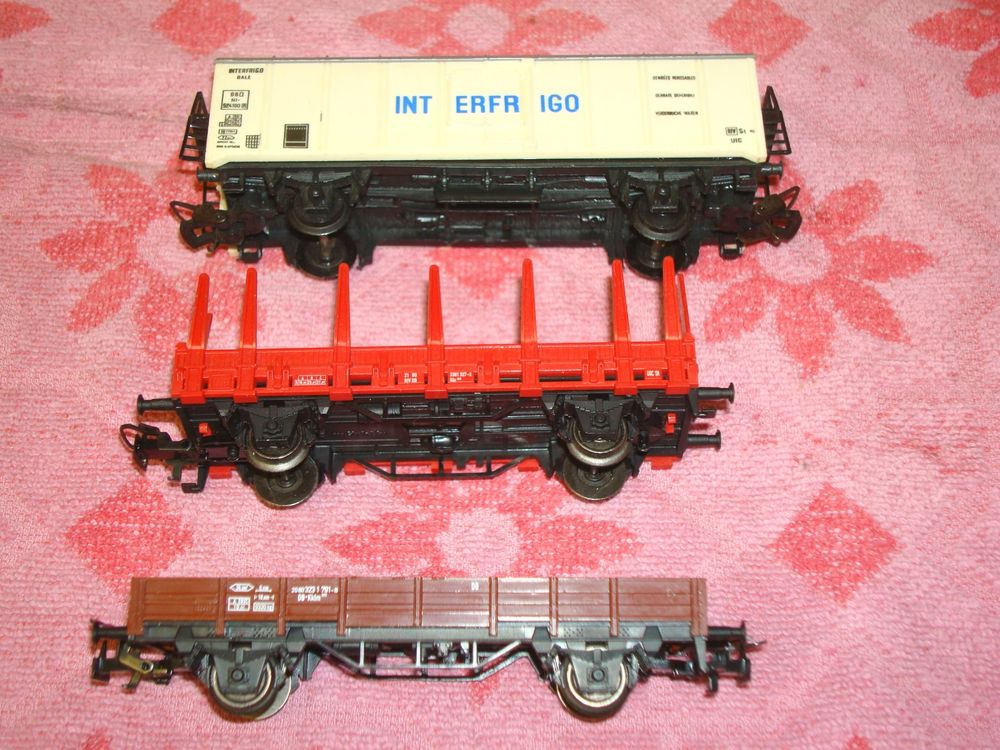3x Märklin 2-Achser Güterwagen - Spur H0 Kunststoff - Mixed | Kaufen ...