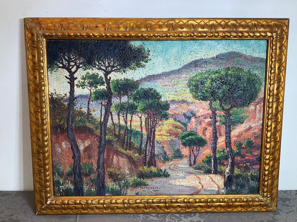 Magnifique Tableau impressionniste signé Massot 1917 (Gebraucht) in für ...