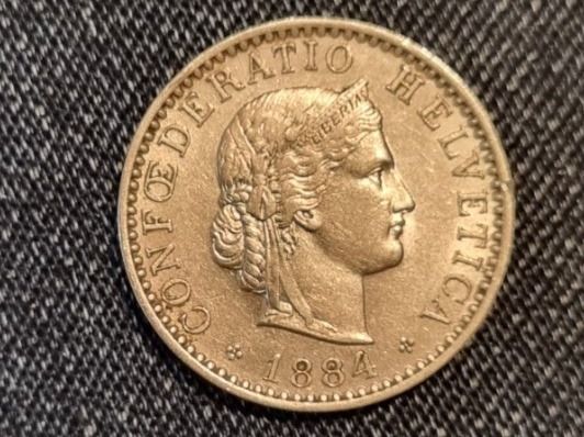 20 rappen 1884 - Erhaltung VZ !! (Neu (gemäss Beschreibung)) in Bure für CHF 3 – mit Lieferung ...