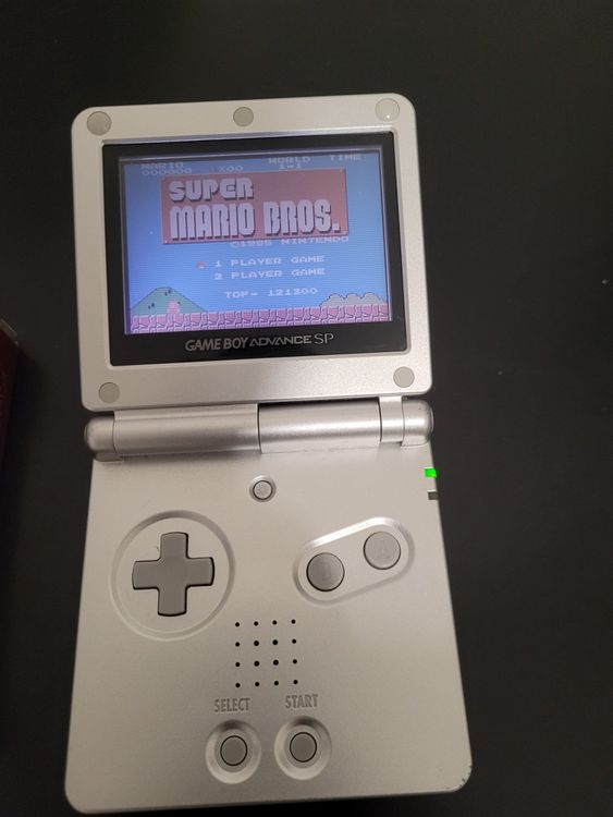 Gameboy advance SP Silver + Super Mario bros (Gebraucht) in Meyrin für ...